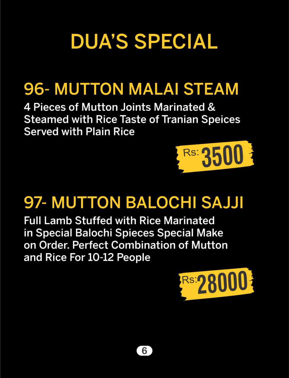 Dua Kitchen – Shah Kot